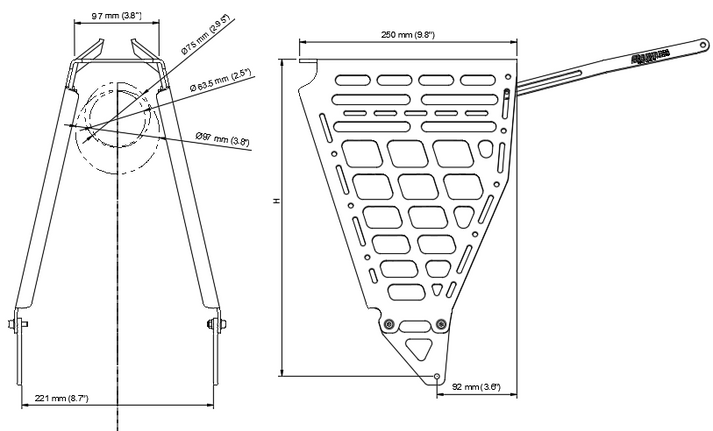 Mule Rack – Bikepacking Rear Rack | Relentless Components
